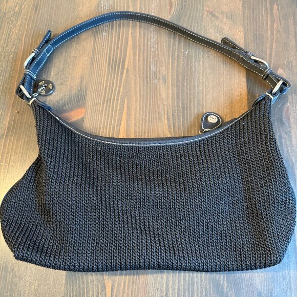 The Sak | Bags | The Sak Black Woven Small Purse Crochet Knit Shoulder ...